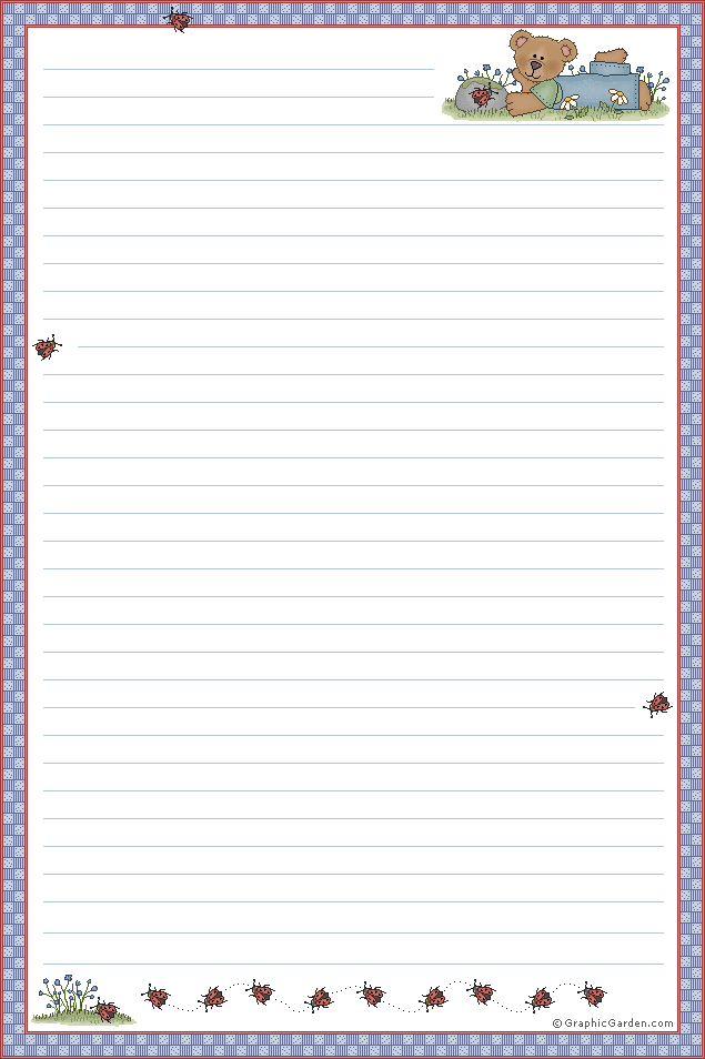 Free Printable Stationery - A4 Size