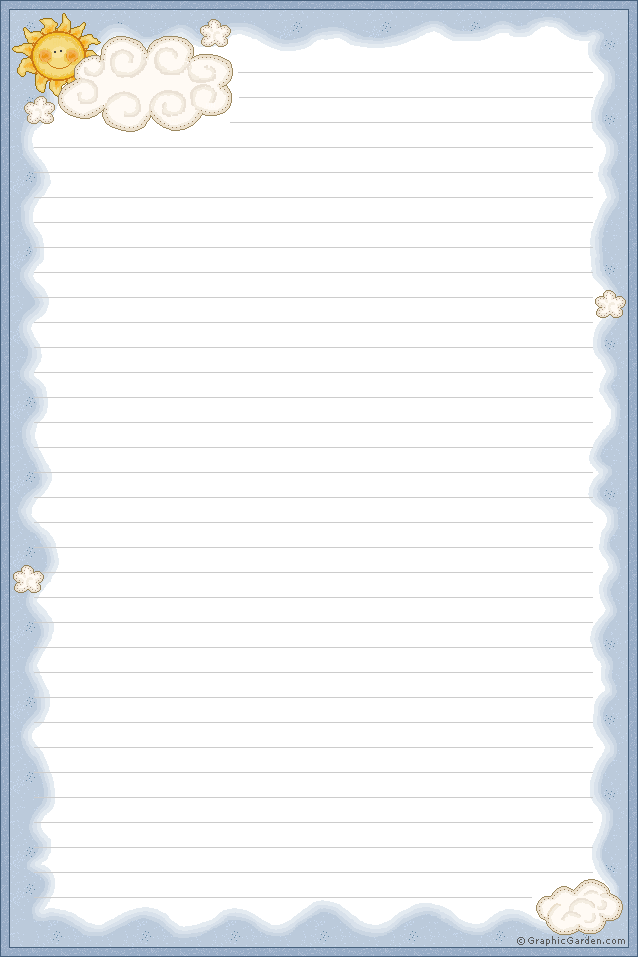 Free Printable Stationery - A4 Size