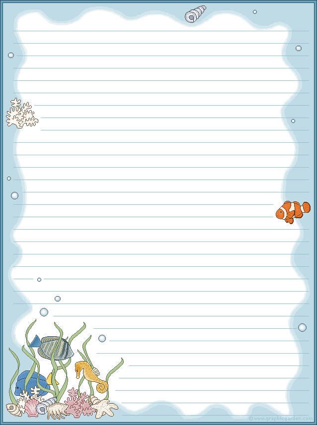 Free Printable Stationery - Letter Size